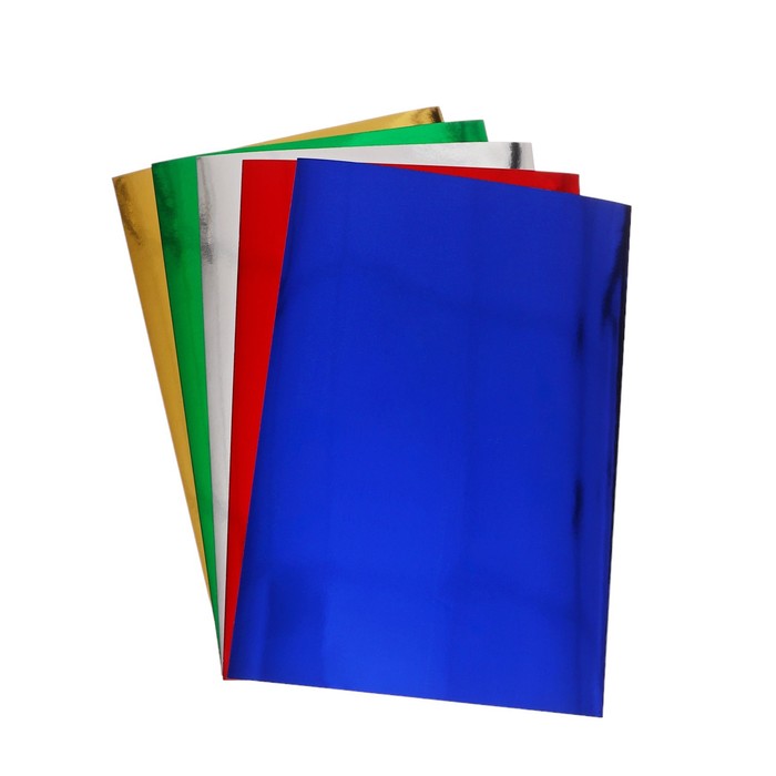 Buy Cardboard of color A4 5 sheets 5 colors "Kalyaka-Malyak", laminated ...