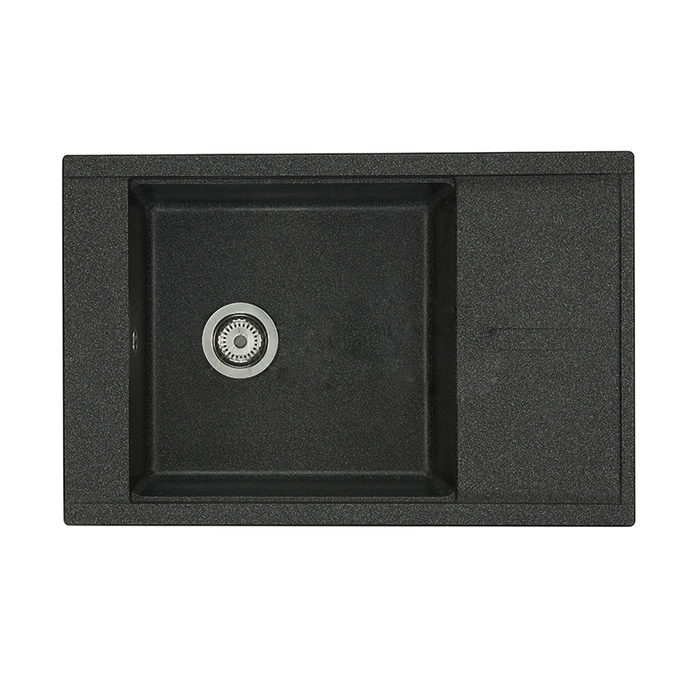 Buy Kitchen sink "Delia 78", graphite color - price: $174.90 from ...