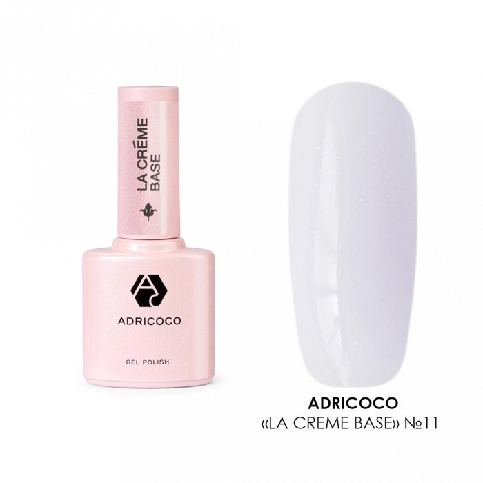 Buy The camouflage base Adricoco La Creme Base, with Shimmer, No. 11 delicate lavender, 10 ml ...
